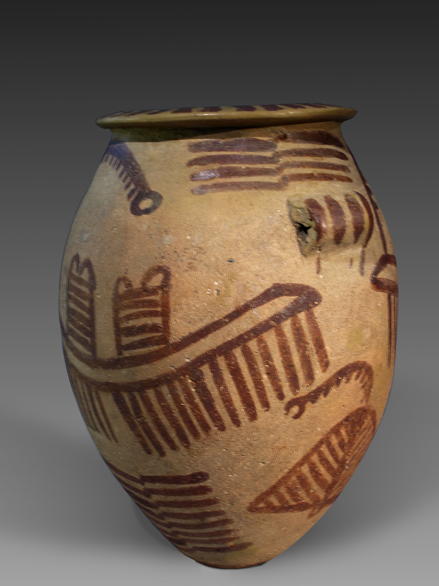Alexander Ancient Art - An Egyptian Predynastic Vessel with Boats