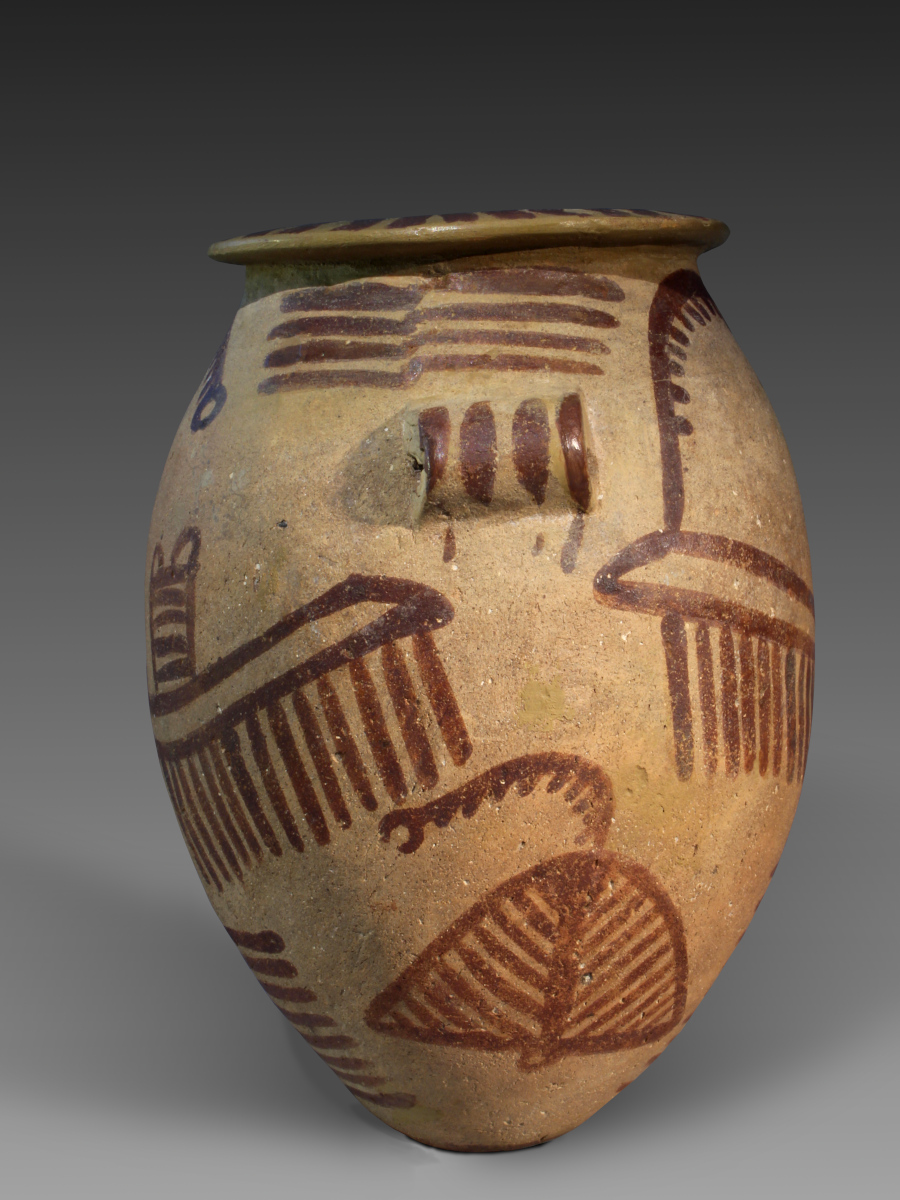 Alexander Ancient Art - An Egyptian Predynastic Vessel with Boats