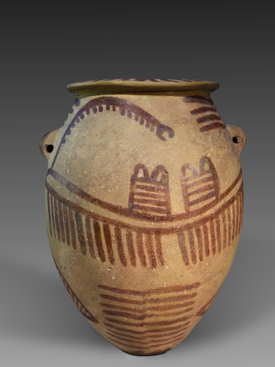 Alexander Ancient Art - An Egyptian Predynastic Vessel with Boats