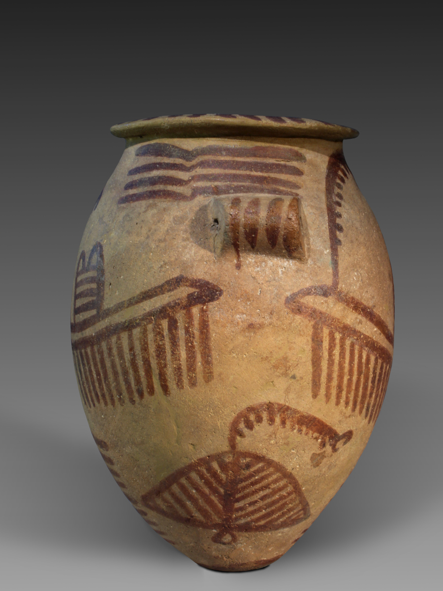 Alexander Ancient Art - An Egyptian Predynastic Vessel with Boats