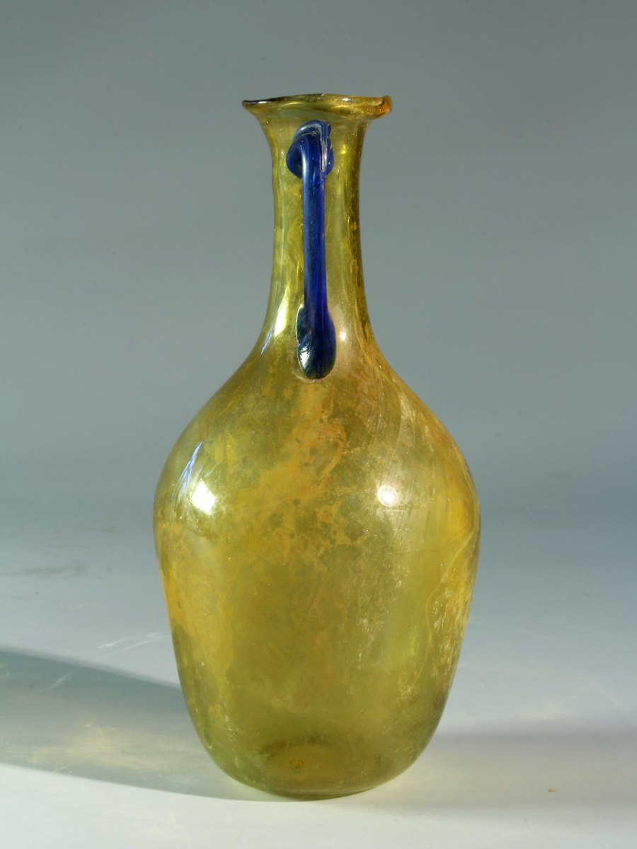 Alexander Ancient Art - A Roman Yellow Glass Amphoriskos
