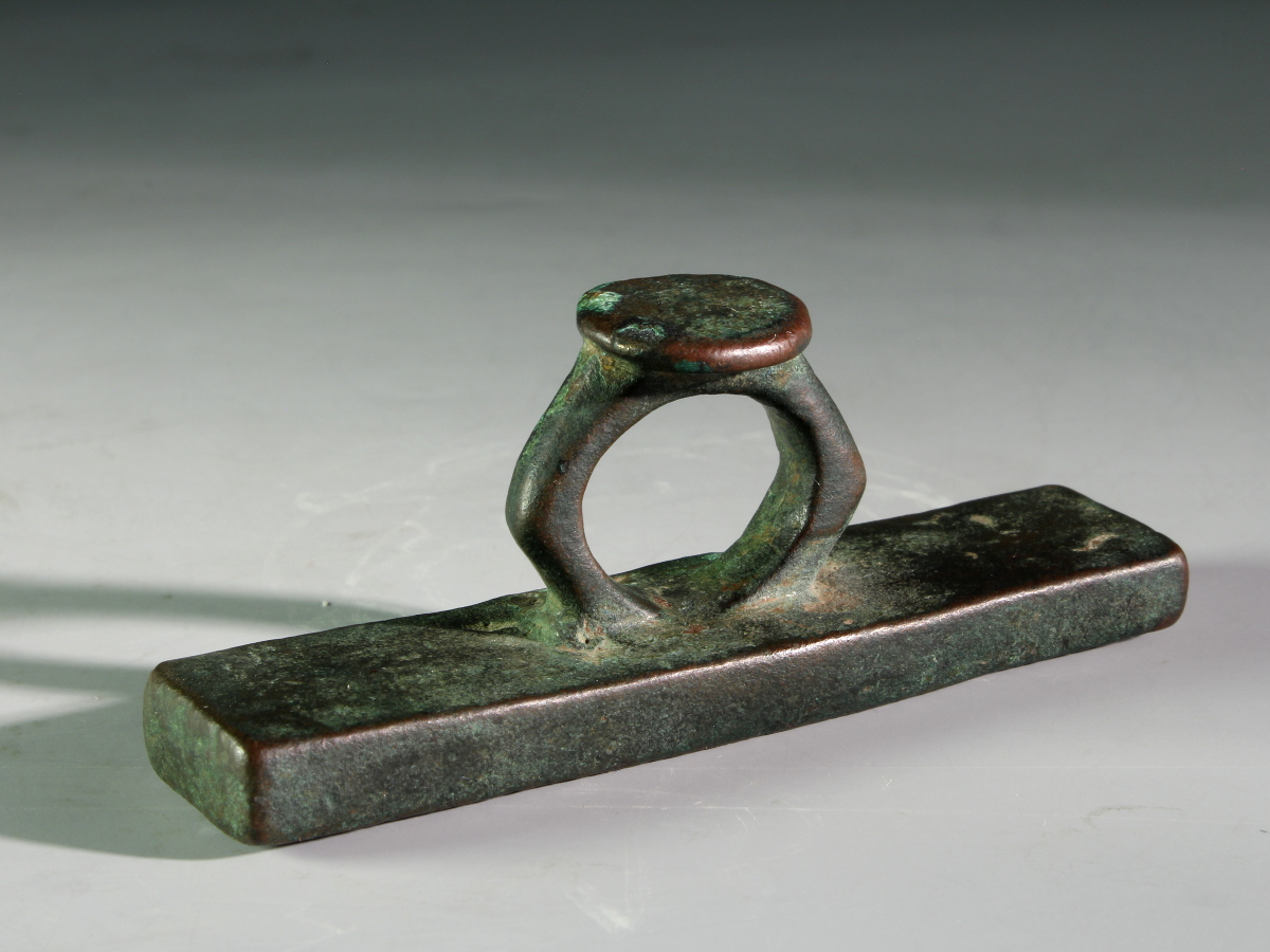 Alexander Ancient Art - A Jewish Bronze Bread Stamp