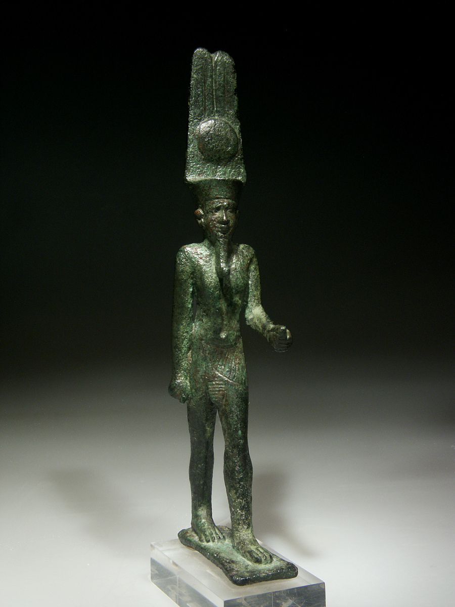 Alexander Ancient Art - A Bronze Statuette of the God Amon