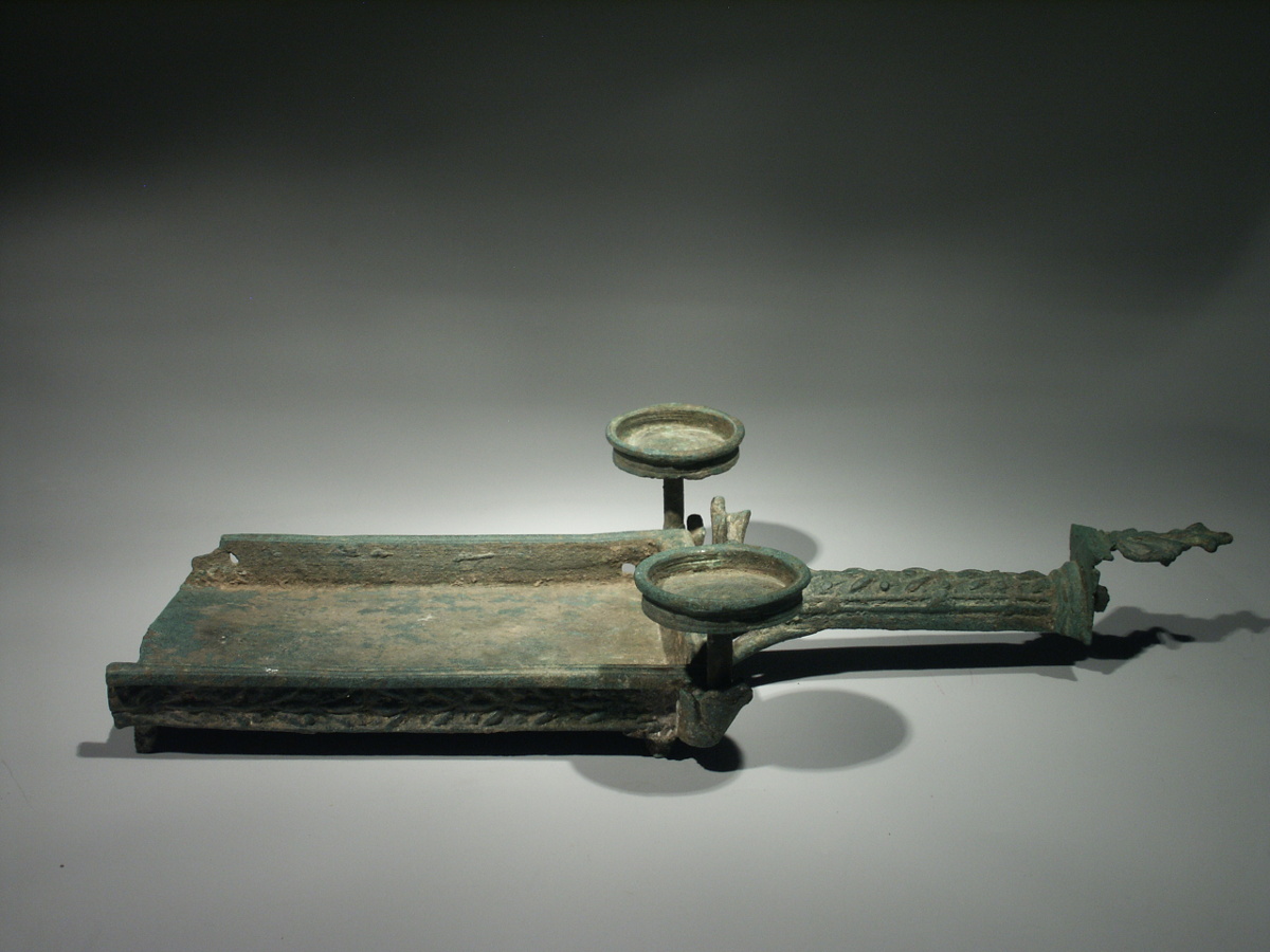 Alexander Ancient Art - A Roman Bronze Incense Shovel or Batillum