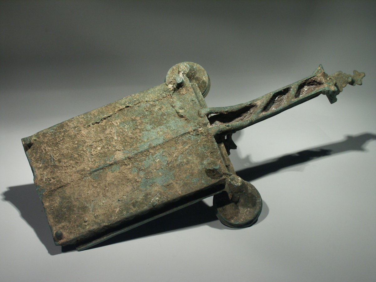 Alexander Ancient Art - A Roman Bronze Incense Shovel or Batillum